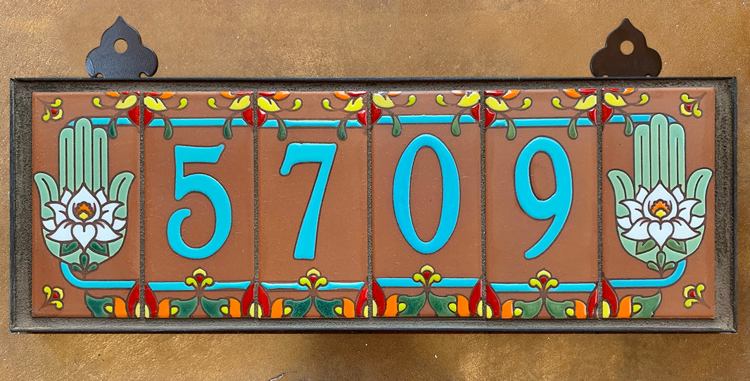 Talavera House Number Signs – Carly Quinn Designs